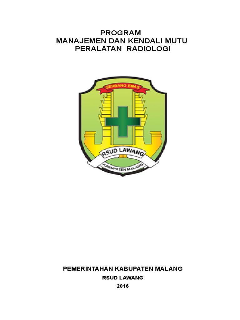 Program Manajemen & Kendali Mutu Radiologi | PDF