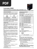 Manual Controlador Novus Modelo N1200 v20x | PDF | Entrada/Saída ...