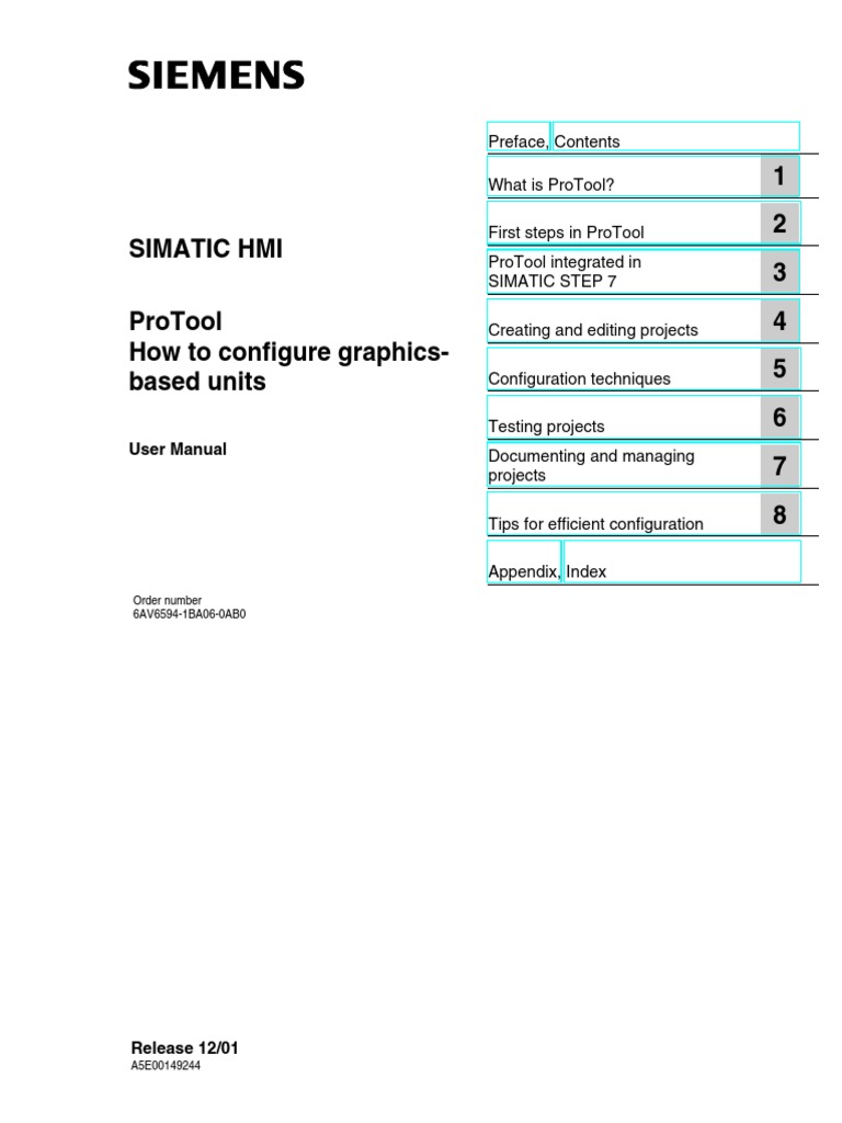 1 2 3 4 5 6 7 8 Simatic Hmi: User Manual | PDF | Microsoft Windows ...