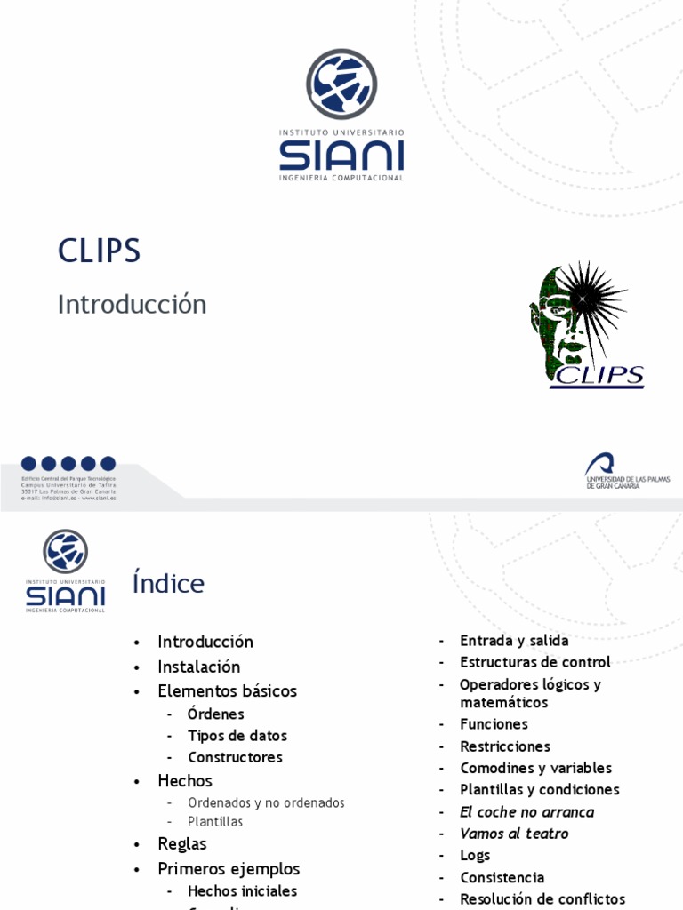 Clips I | PDF | Lenguaje de programación | Programa de computadora