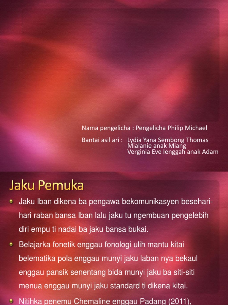 Presentation Kerja Kus (Mia, Eve & Lydia) | PDF