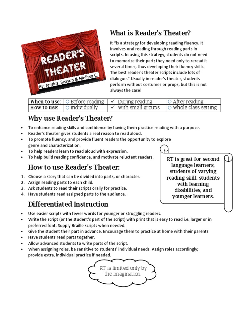 RT Handout | PDF | Fluency | Reading (Process)