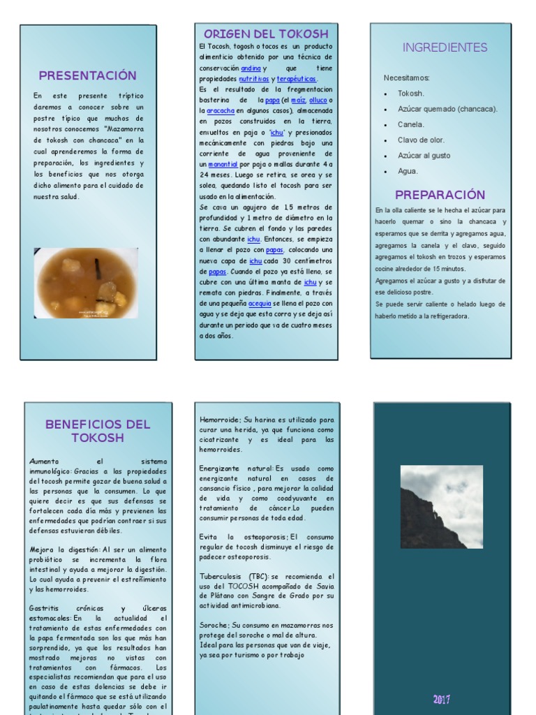 Tokosh | PDF | Nutrición | Dietas