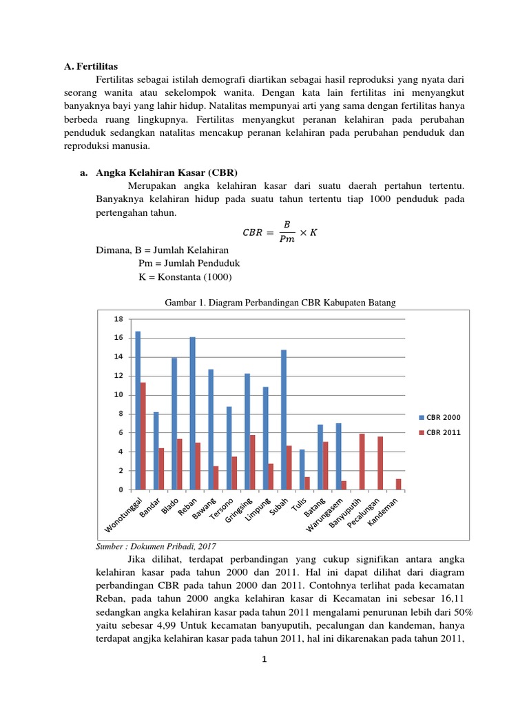 Laporan Demografi Penduduk | PDF