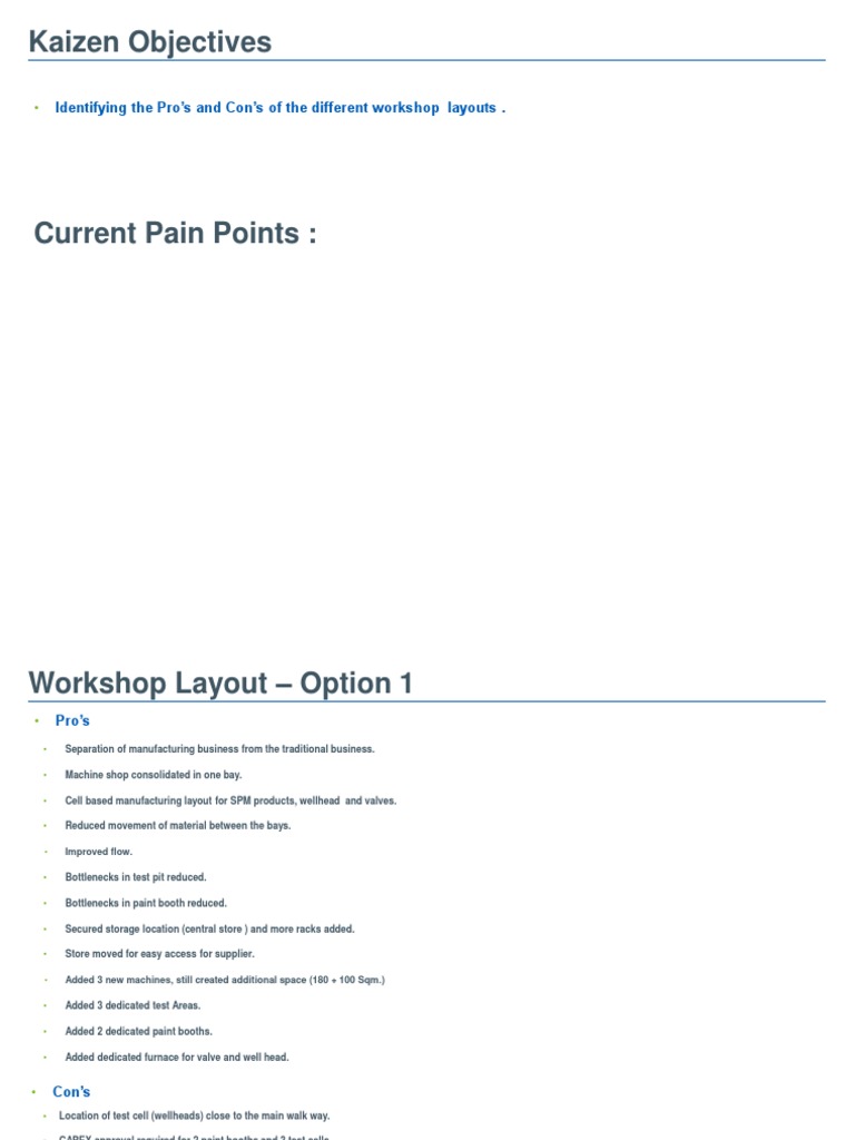 Kaizen - Layout | PDF