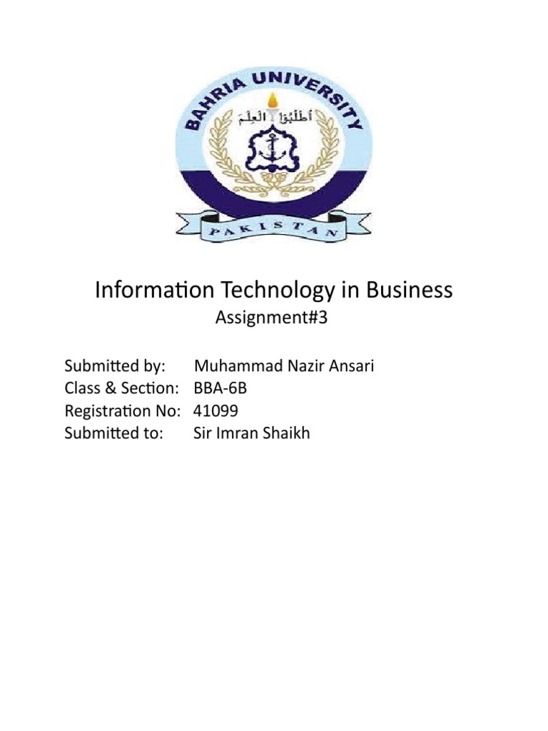 ITB Assignment 3 Nazir Ansari | Download Free PDF | Page Layout | Graphics