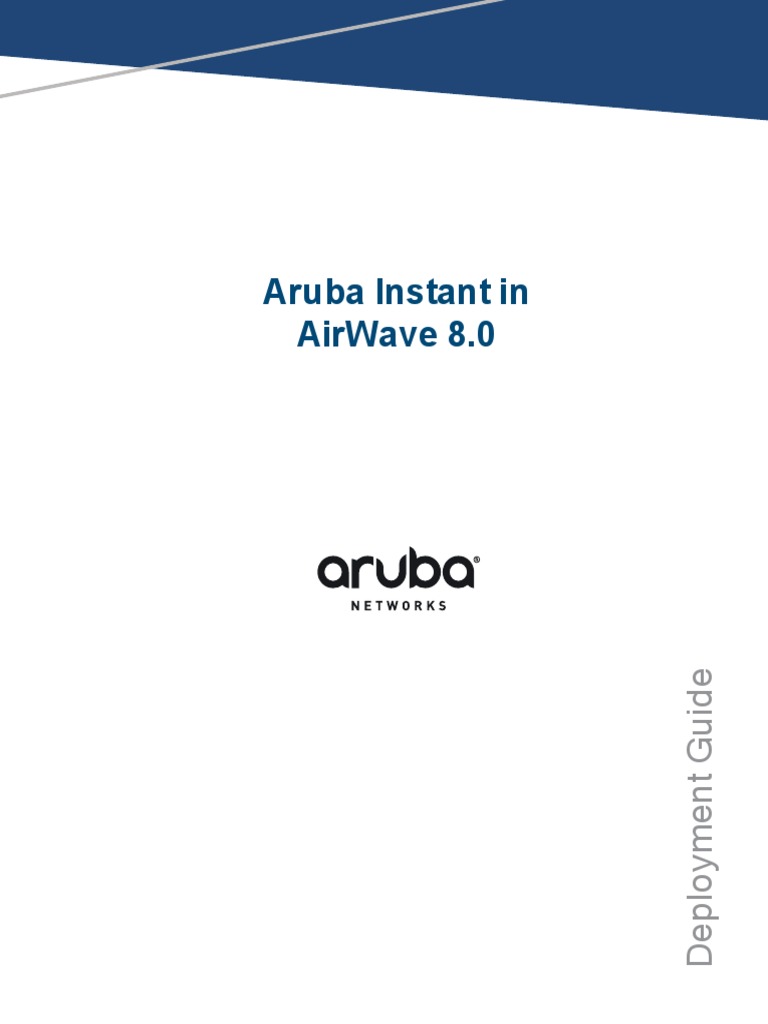 Deploying Instant in Airwave | PDF | Public Key Certificate | Computer ...