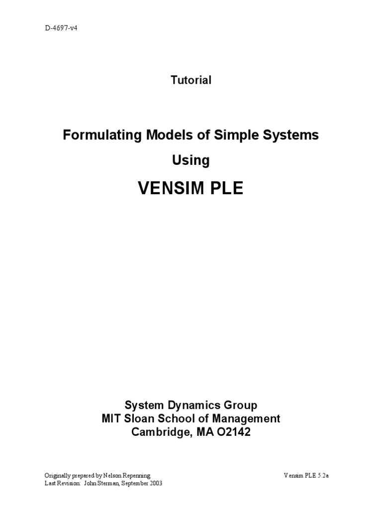 Vensim Guide | Download Free PDF | Interest | Simulation