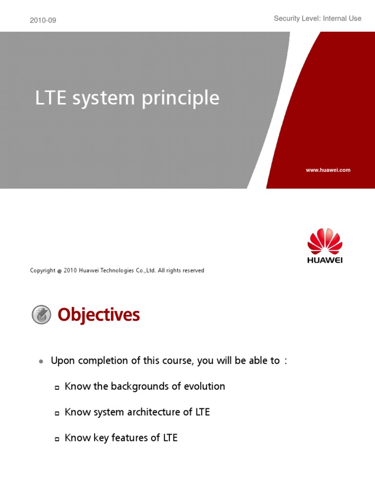 01 LTE System Principle 20110525 A 1 0 | PDF | Orthogonal Frequency Division Multiplexing | Mimo