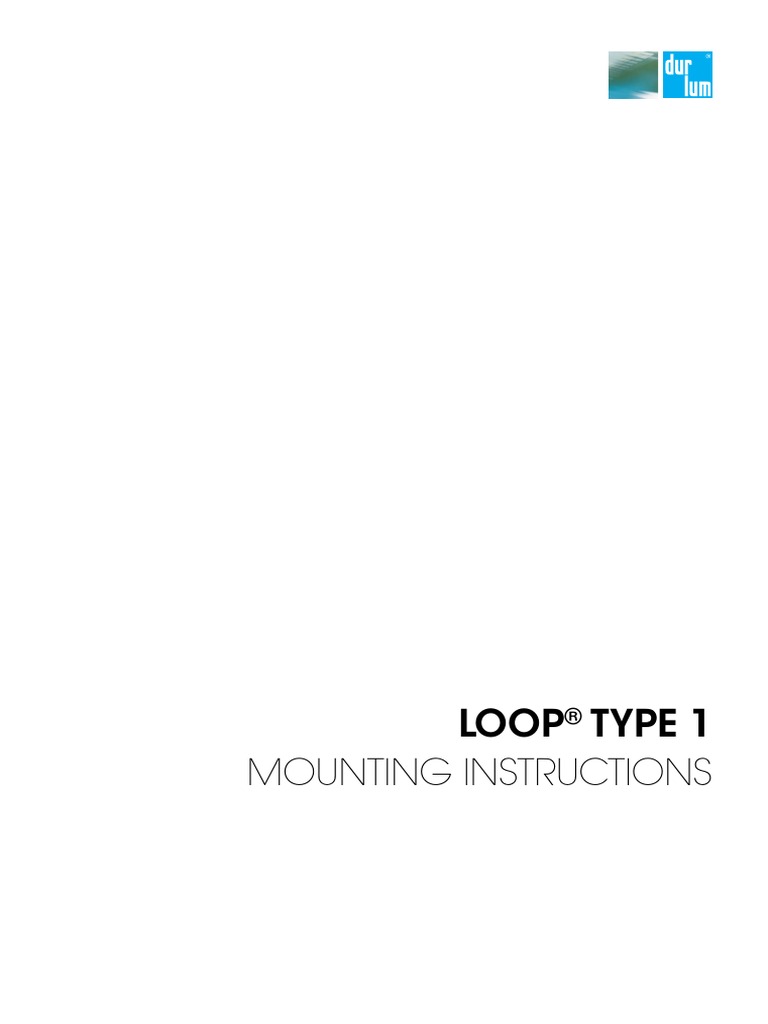 Montageanleitung - LOOP - Type 1 - EN PDF | PDF | Electrical Connector ...