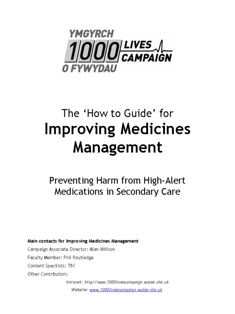 Getting Started High Alert Secondary NPSA Comments (AC) | PDF | Opioid ...