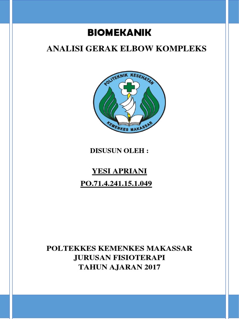 Biomekanik Elbow Kompleks (Yesi Apriani) | PDF | Kajian Bahasa Asing