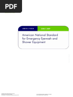 ANSI/ISEA Z358.1-2014 Standard Overview | PDF