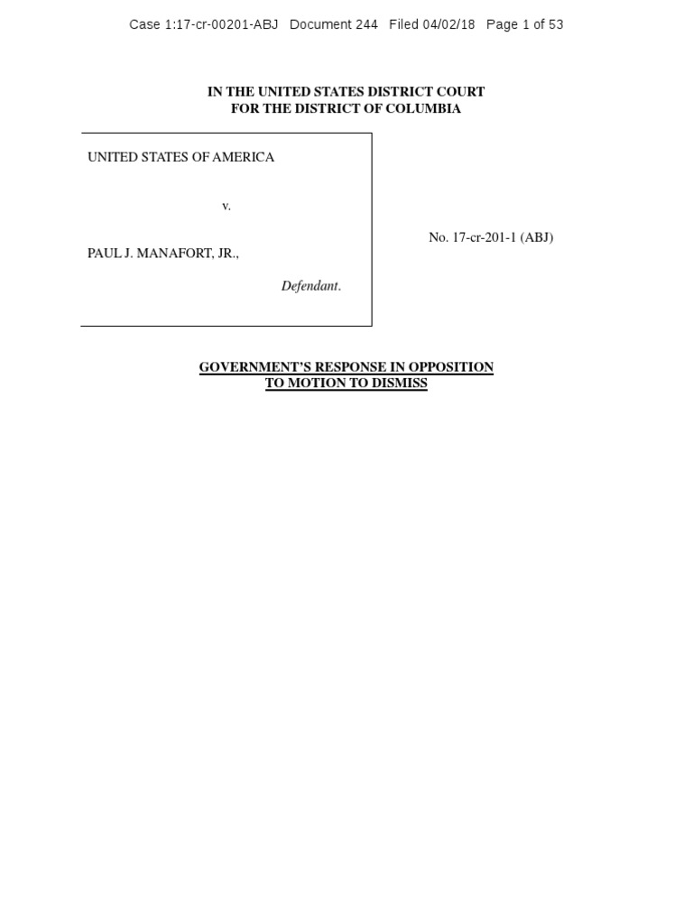 Response To Motion | PDF | Attorney General | Prosecutor