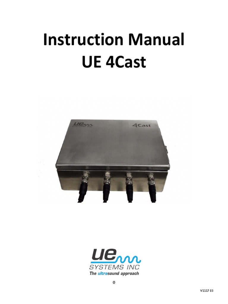 UE 4cast Manual | PDF | Ip Address | Port (Computer Networking)