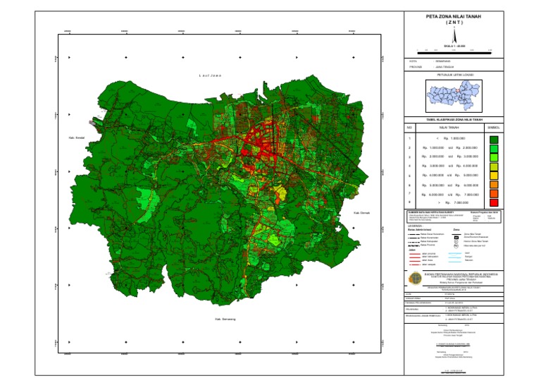 Peta ZNT Kota SMG 2014 | PDF