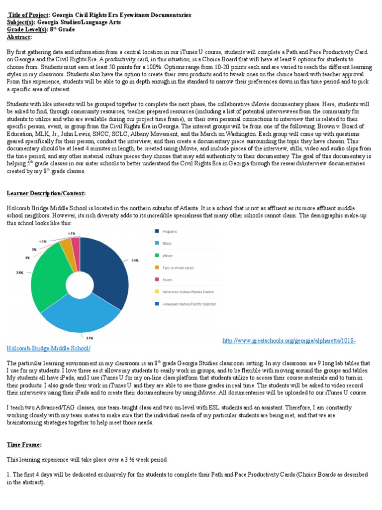 Title of Project: Georgia Civil Rights Era Eyewitness Documentaries ...