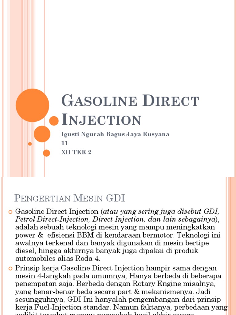 Mesin GDI | PDF