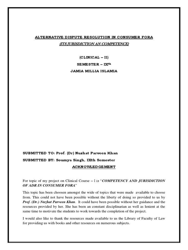 Adr Final | PDF | Alternative Dispute Resolution | Negotiation