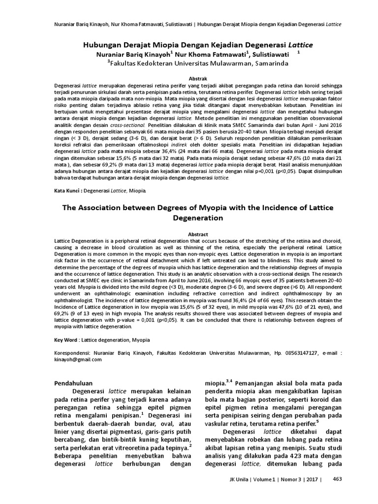 Miopia Jurnal | PDF