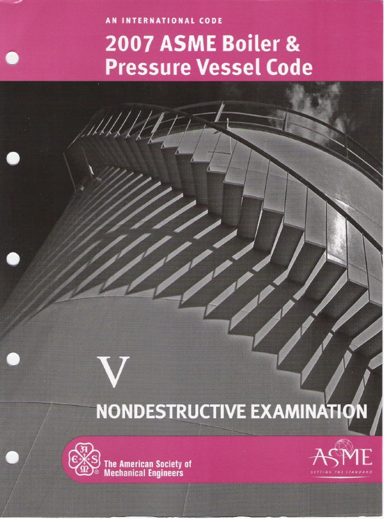 Asme V Nondestructive Examination PDF | PDF