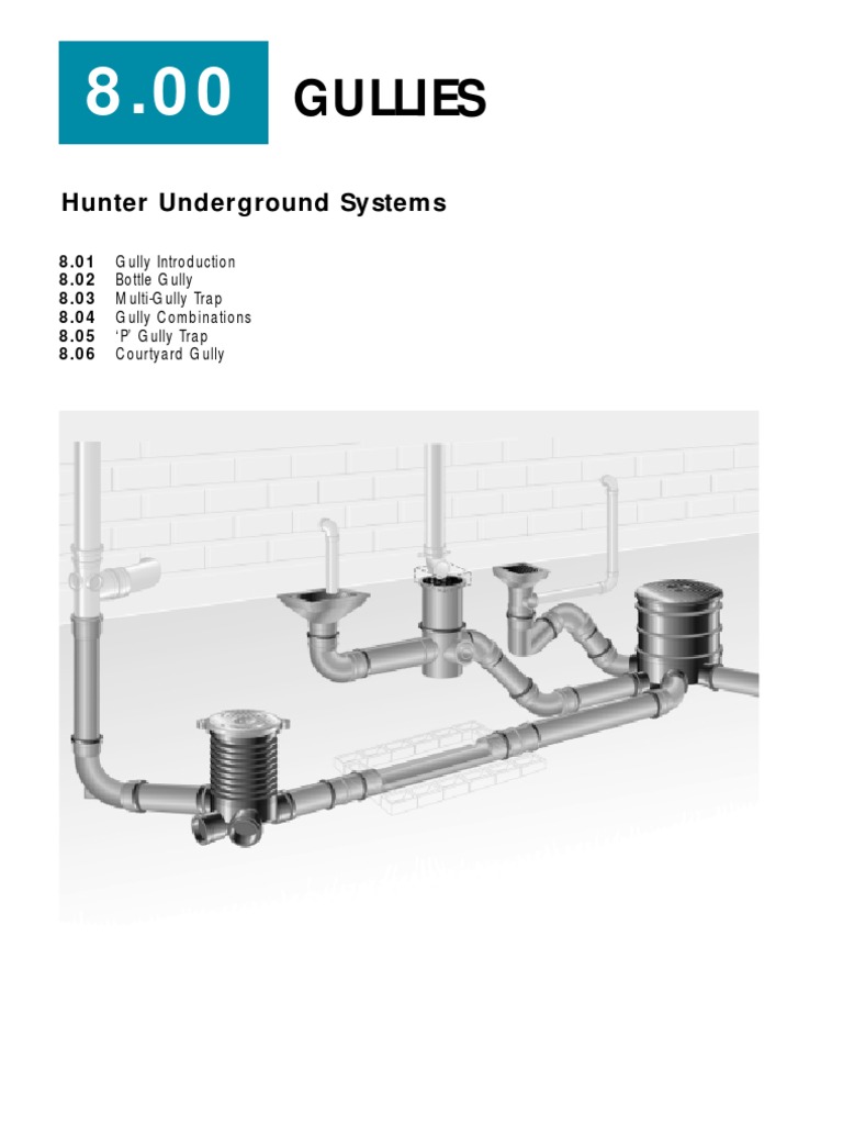 Gully Trap Diagram