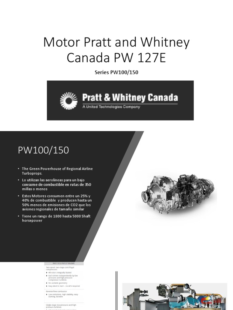 Motor Pratt and Whitney Canada PW 127E | PDF | Corriente eléctrica ...
