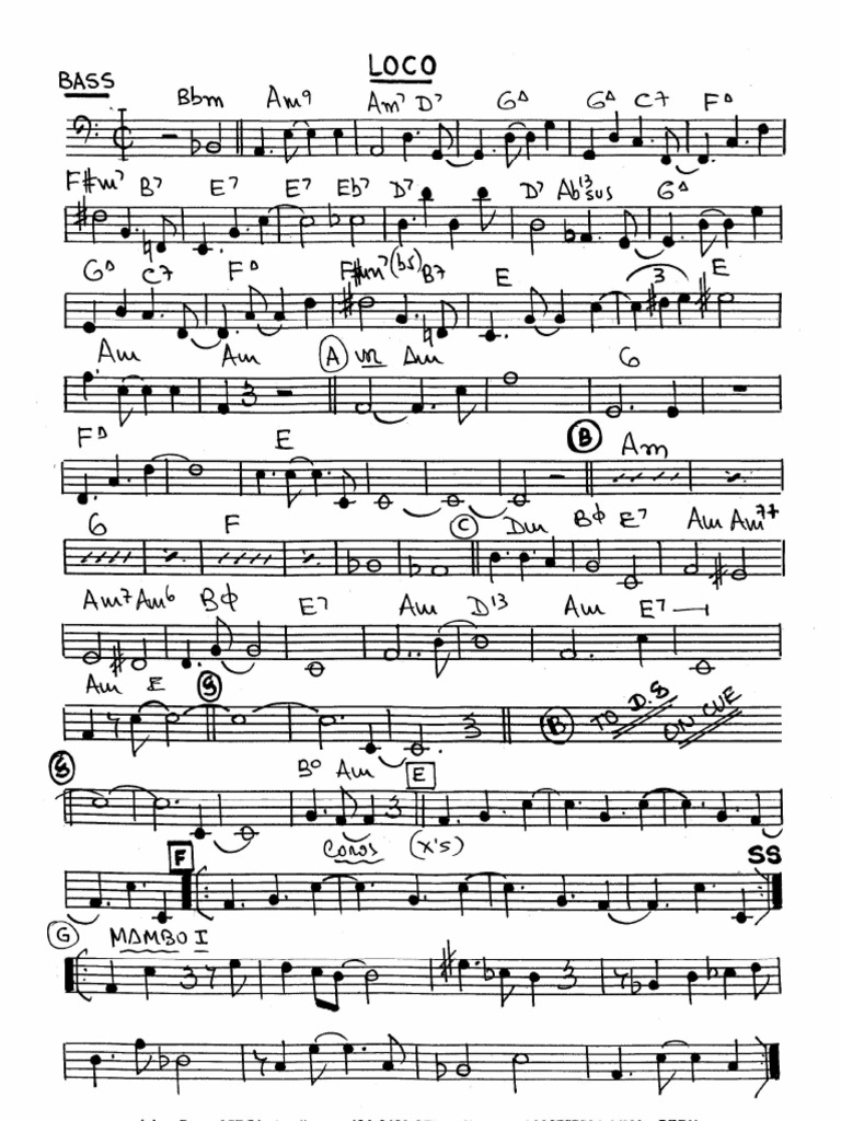 LOCO (Héctor Lavoe) Bass PDF | PDF
