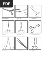 Álbum Clases de Pinzas Quirúrgicas | PDF