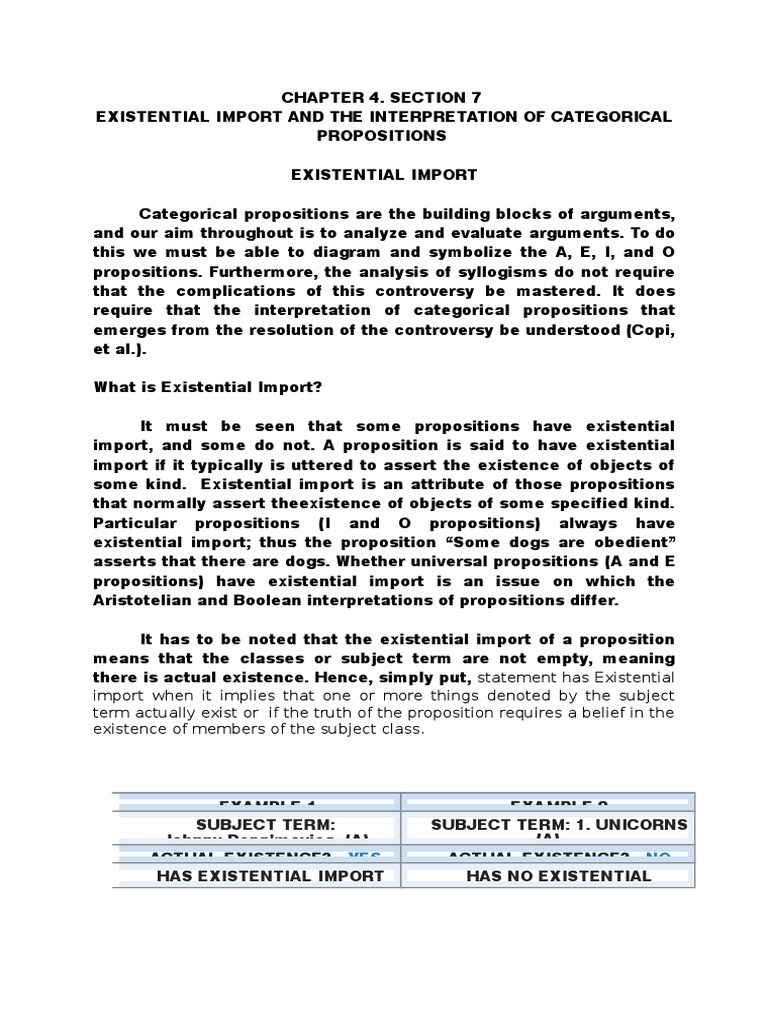 Boolean Logic | PDF | Logic | Existence
