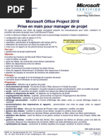 Cours MSPROJECT | PDF | Planification | Microsoft