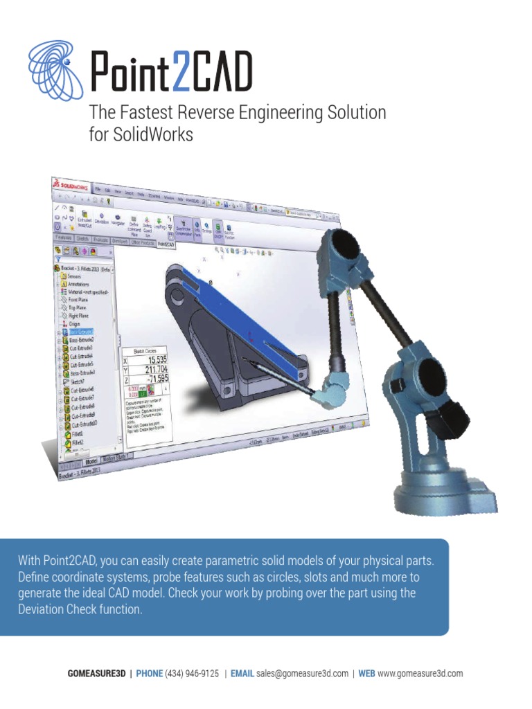 Brochure Point2cad Software Reverse Engineering | PDF | Areas Of Computer Science | Software