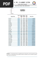 Lipped Channel Specifications and Pricing | PDF | Solid Mechanics ...