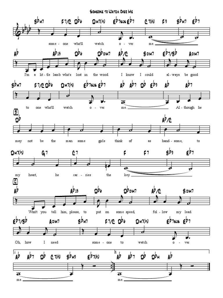 Lead Sheet Pdf