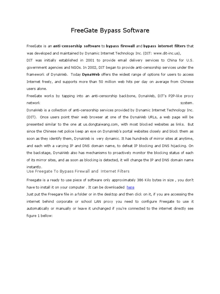 Freegate User Guide: A Comprehensive Breakdown of Features and ...