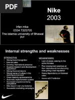 Nike Introduction | PDF | Nike | Strategic Management