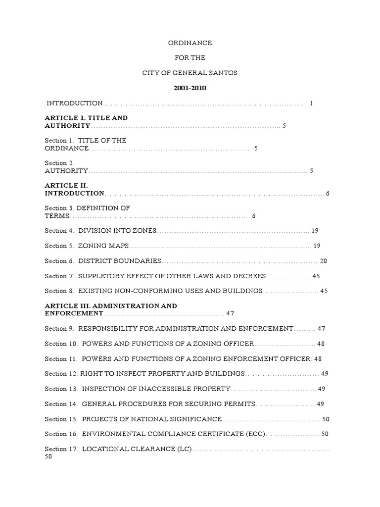 Zoning Ordinance GSC | PDF | Building | Zoning