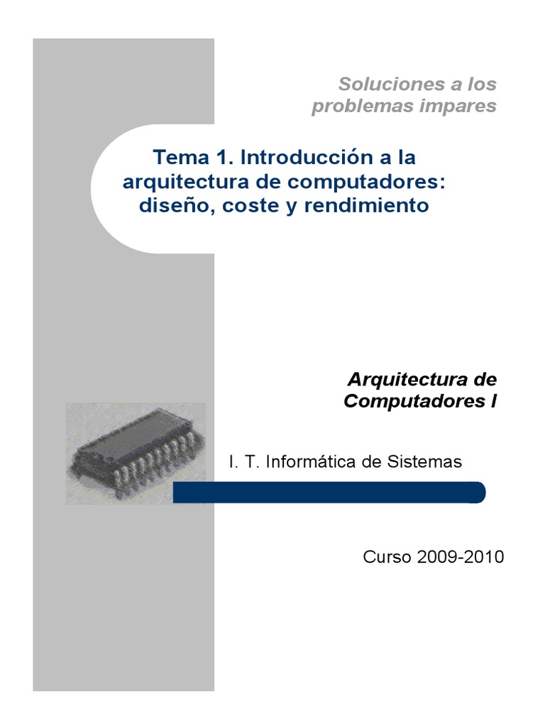 Soluciones t1 | PDF | Conjunto de instrucciones | Programa de computadora