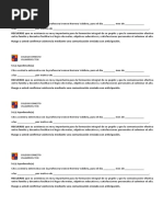 Citaciones Apoderado Formato Comunicación | PDF