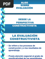 Evaluación desde la Perspectiva Constructivista | PDF