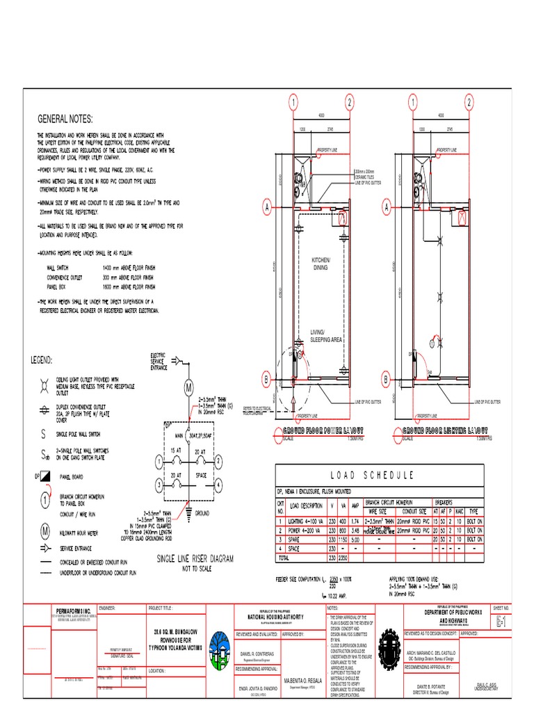 Electrical Plan | Philippines | Technology & Engineering