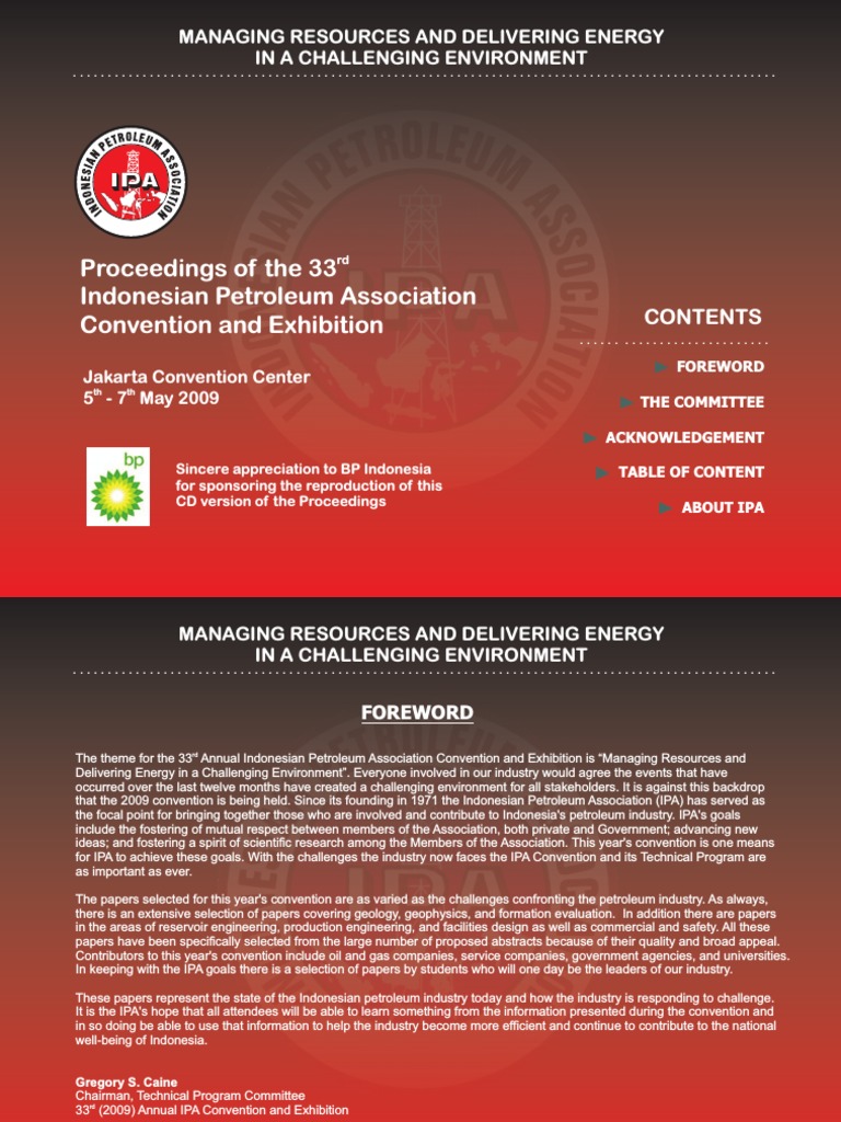 IPA | PDF | Indonesia | Petroleum