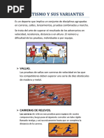 Medidas de Estafeta y Vallas | PDF | Deporte del atletismo | Carreras