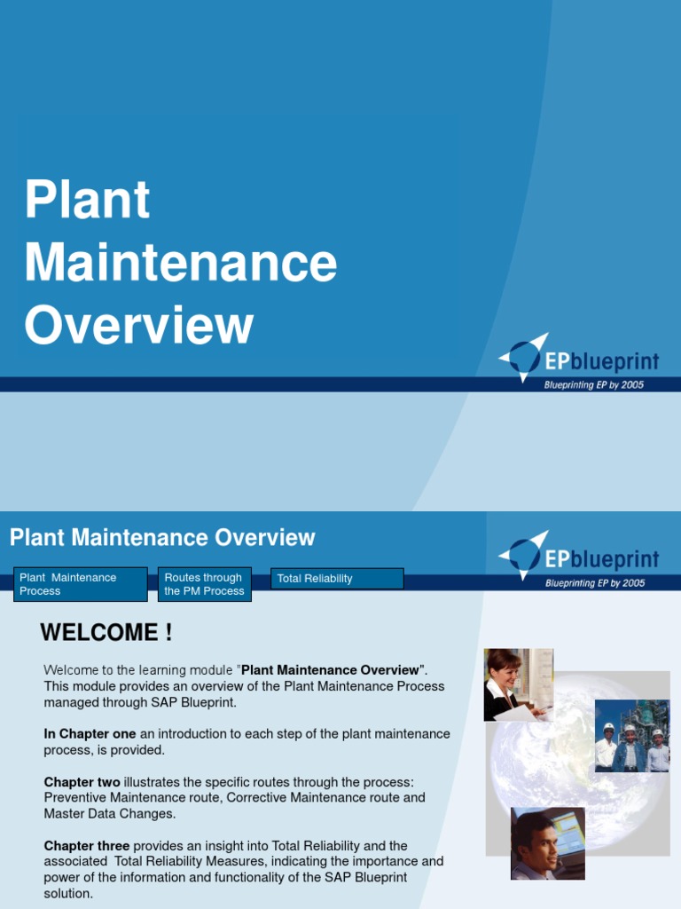 01 Plant Maintenance Overview V1 | PDF | Reliability Engineering ...