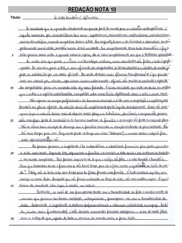 Redação Nota 10 | PDF