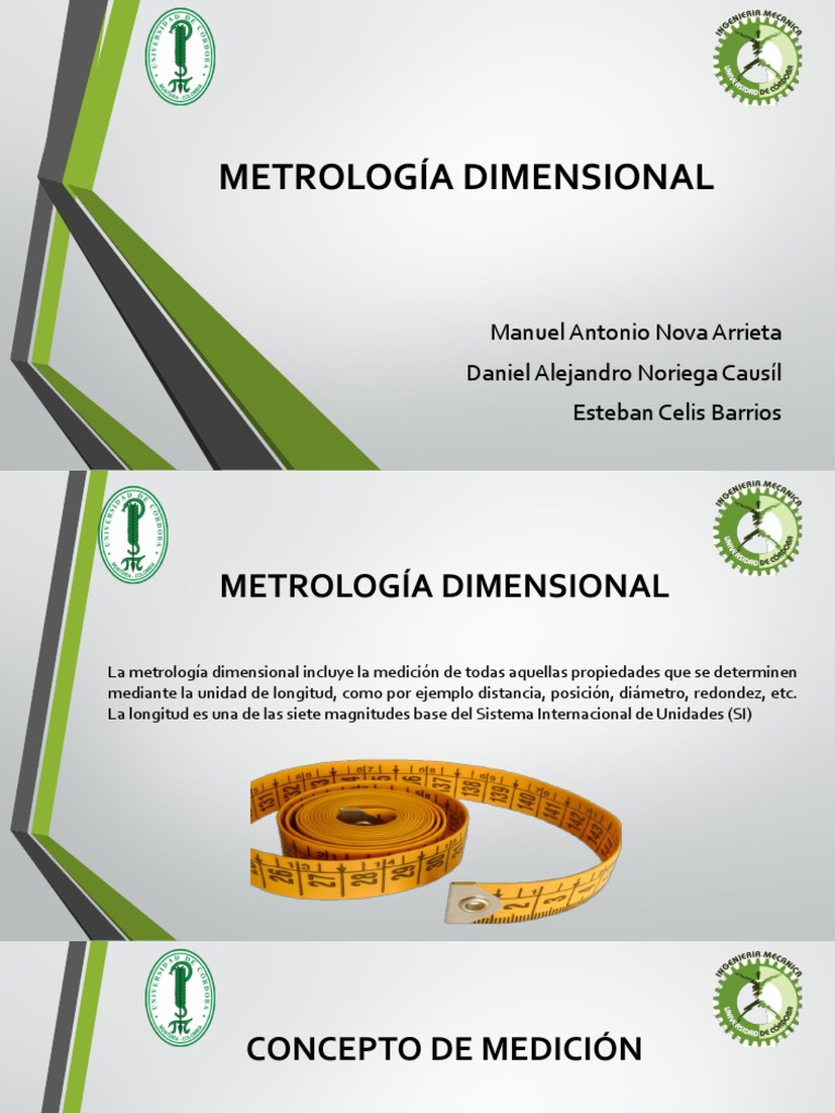 Metrologia Dimensional | PDF | Medición | Observación científica