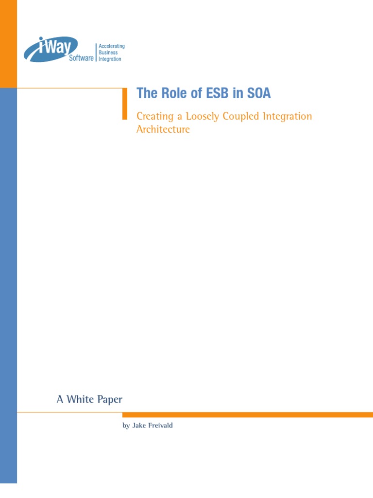 The Role of ESB in SOA: Creating A Loosely Coupled Integration Architecture | Download Free PDF ...