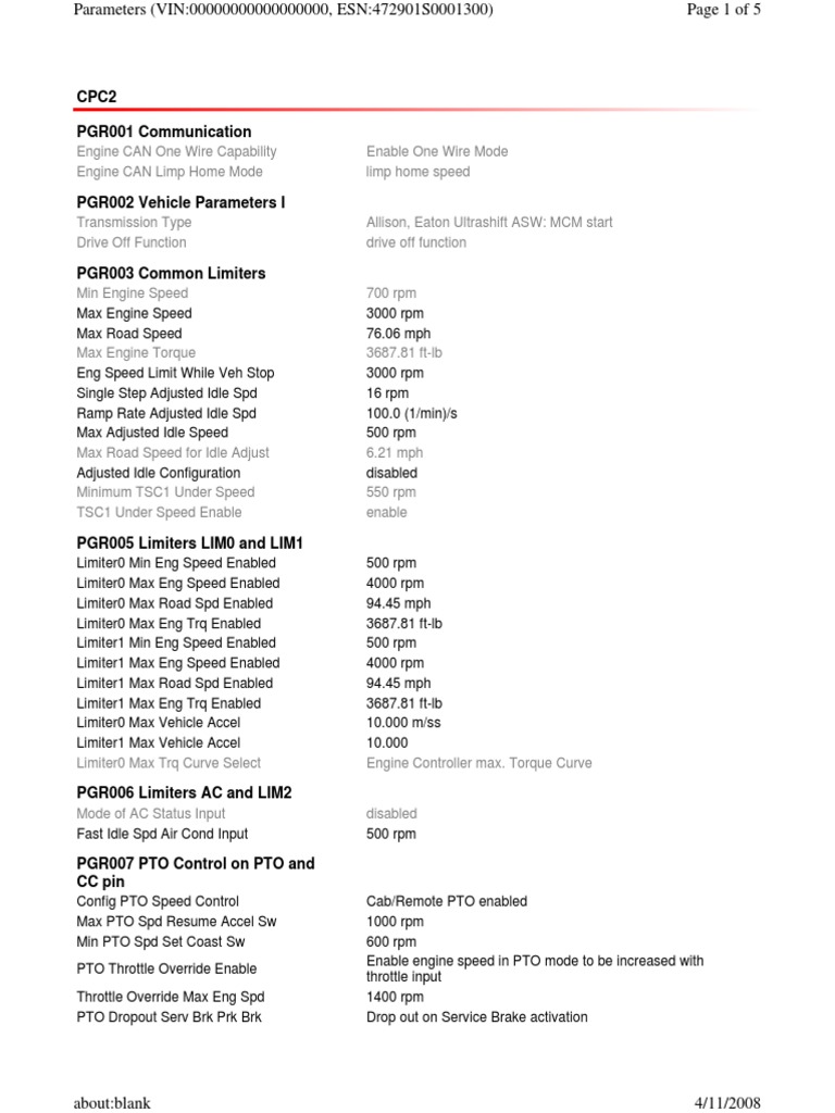 CPC 3.03 Parms | PDF | Fuel Economy In Automobiles | Throttle