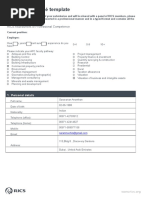 PICQS Membership Form | PDF | Employment | Business