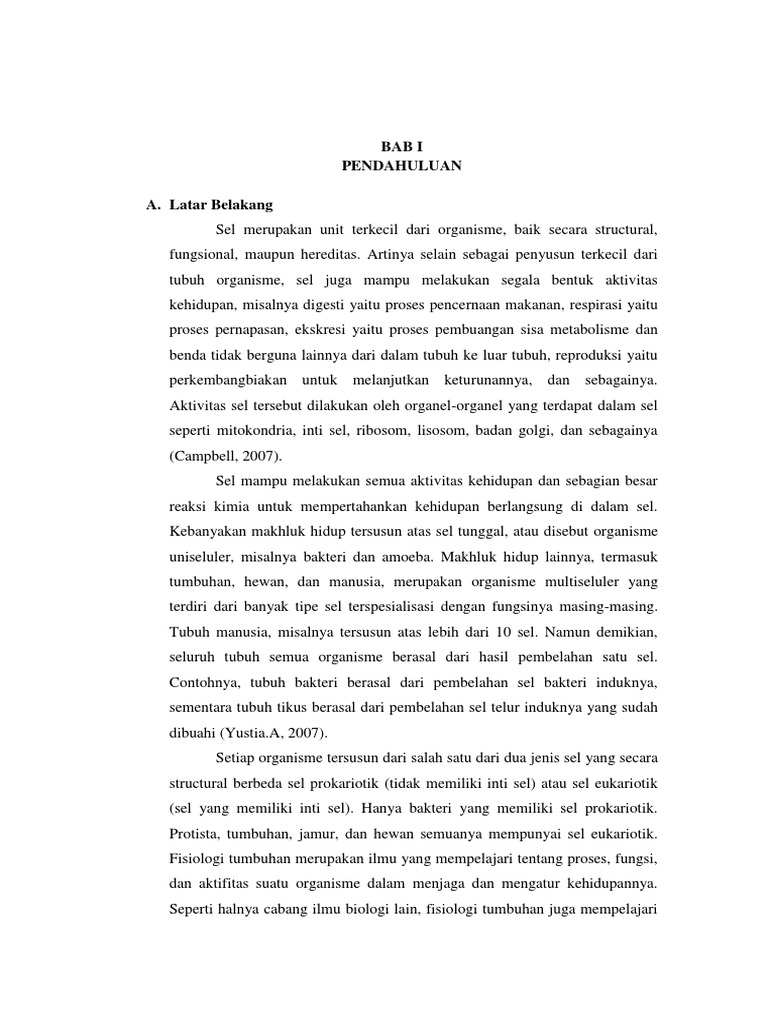 Sel Hidup Sel Mati | PDF | Sains & Matematika